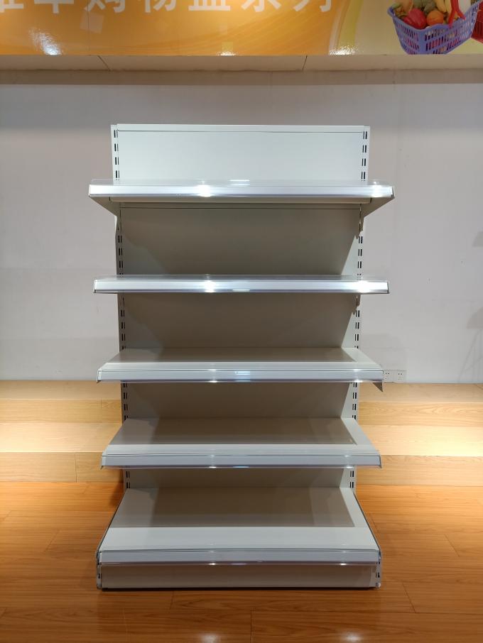 6FT Convenience Store Display Racks 72in Five Tier Metal Shelf