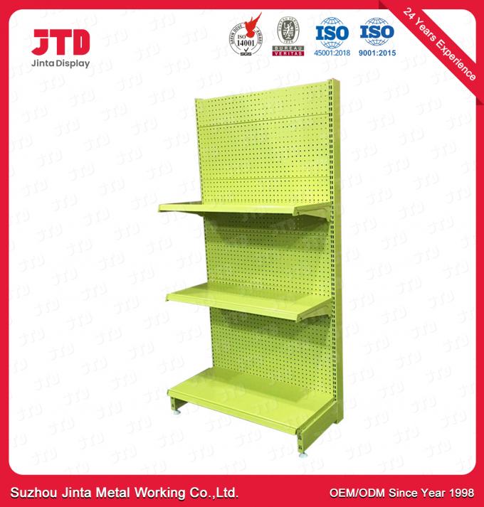 Yellow Power Tools Display Rack Stand 1800mm With Light Box