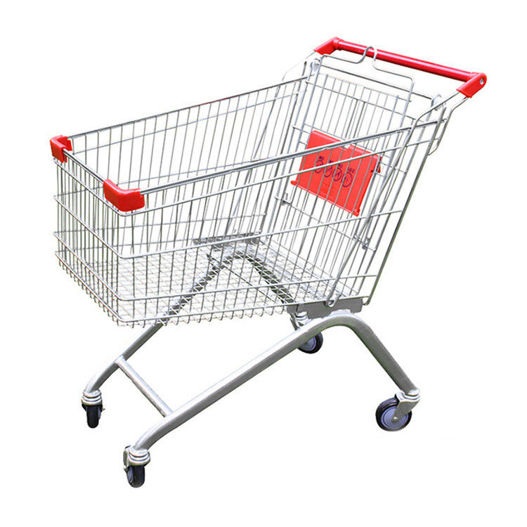 Supermarket And Stores Metal Shopping Trolleys Carts With Wheels