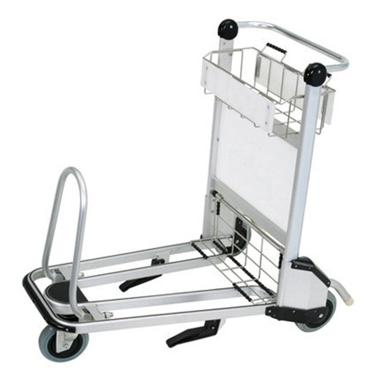 Customized Metal Airport Luggage Trolley Ground Passenger Baggage ...