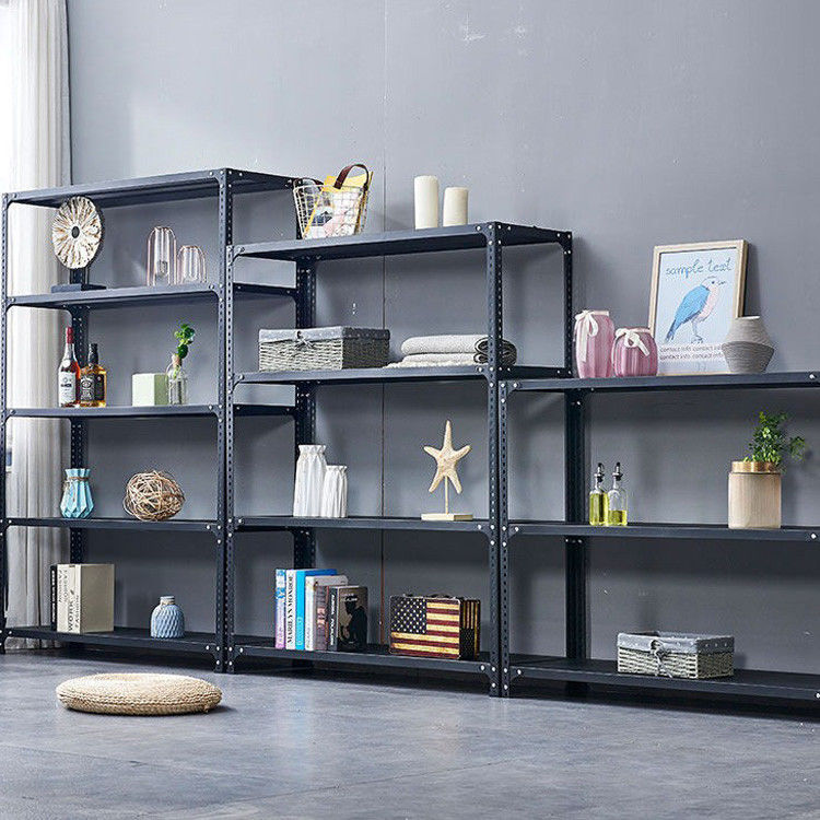 Industrial Steel Warehouse Boltless Metal Rack Shelving 5 Layer Garage ...
