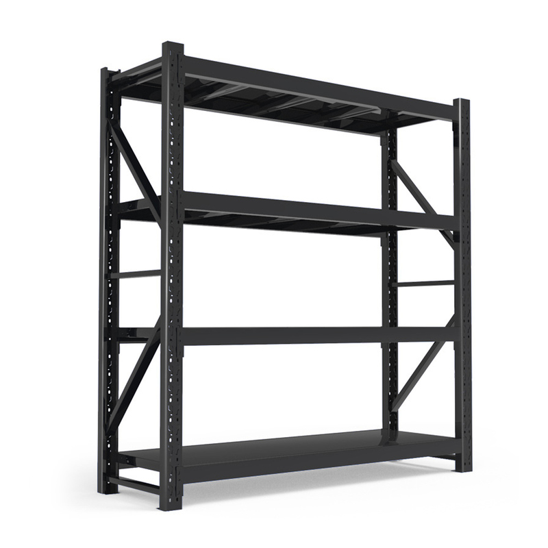 Silver Warehouse Racks with 200 Kgs Capacity