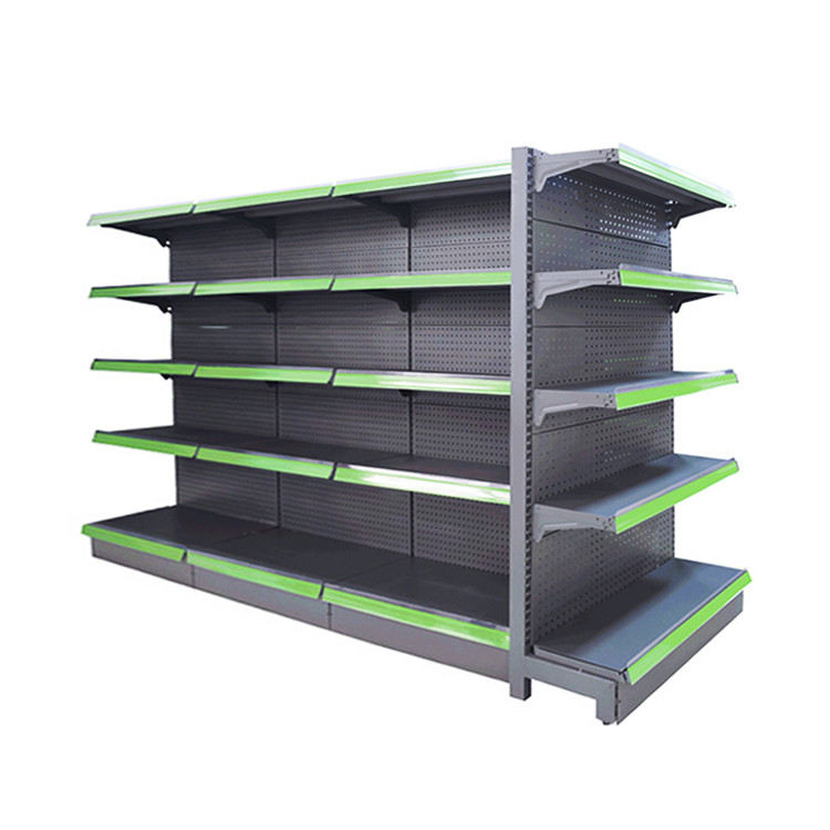 Stable Steel Retail Display Shelving System For Warehouse Storage