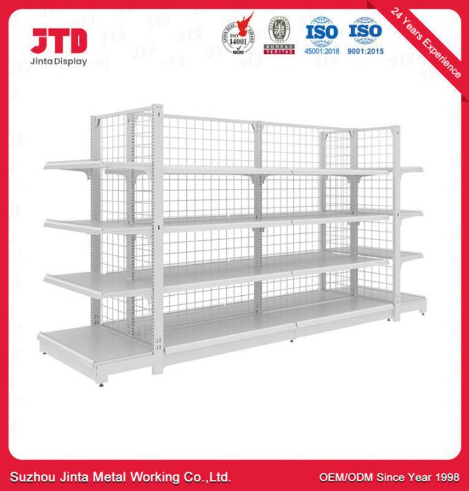 Adjustable Metal Grocery Store Display Racks Gondola Metal Wire ...