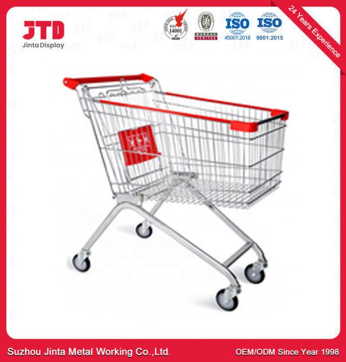 Supermarket Shopping Trolley Carts Convenience Store 90 / 100 / 120L ...