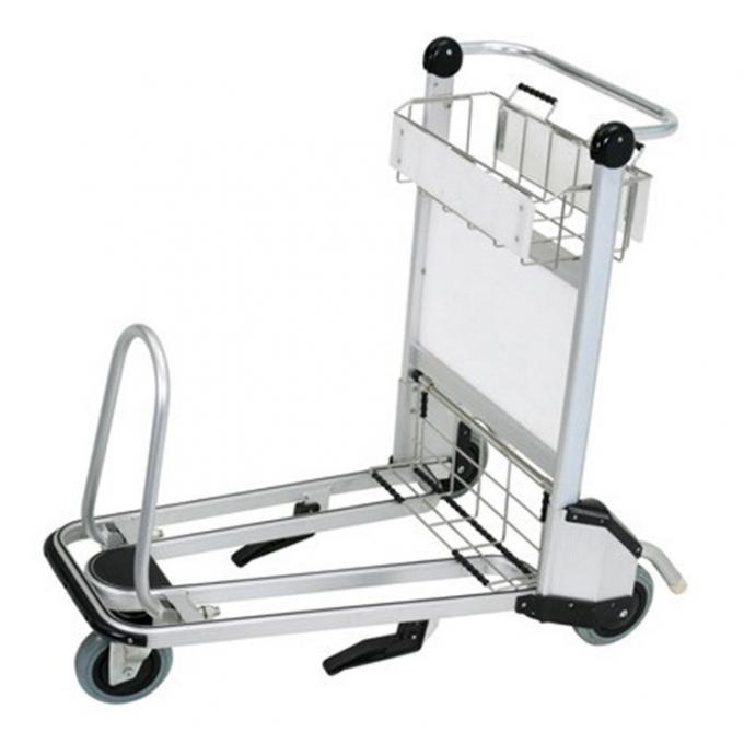 Customized Metal Airport Luggage Trolley Ground Passenger Baggage ...