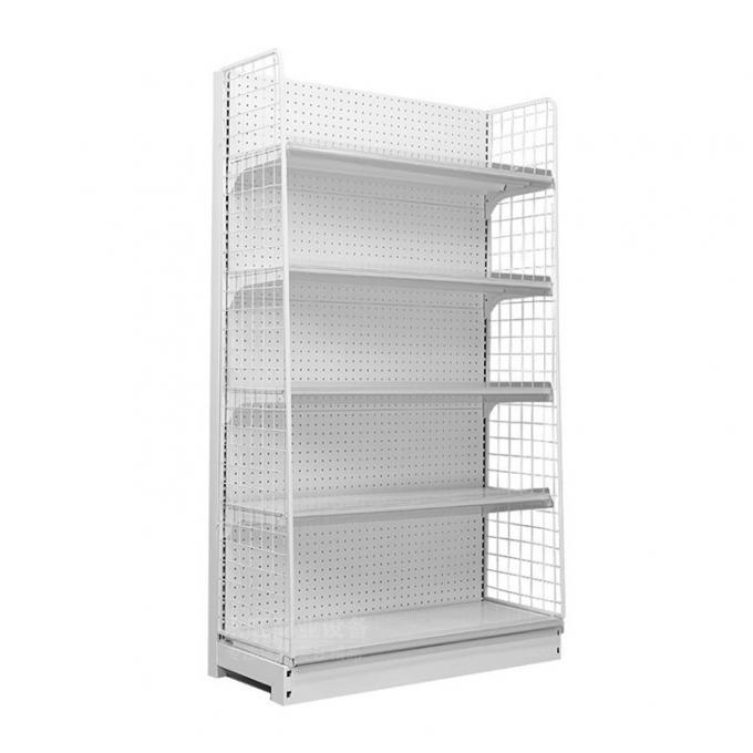Retail Display Stand With Two Side Wire Supermarket Display Shelf