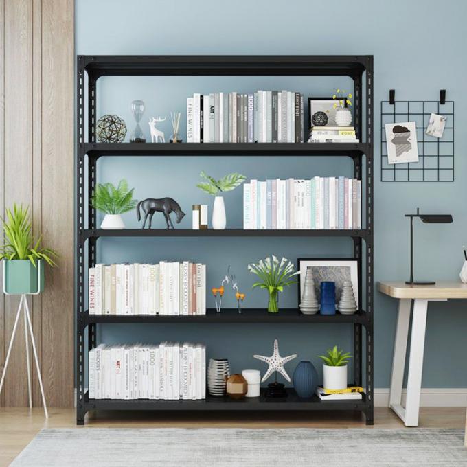 Light Duty Warehouse Storage Shelf Steel Metal Boltless Rack Garage ...