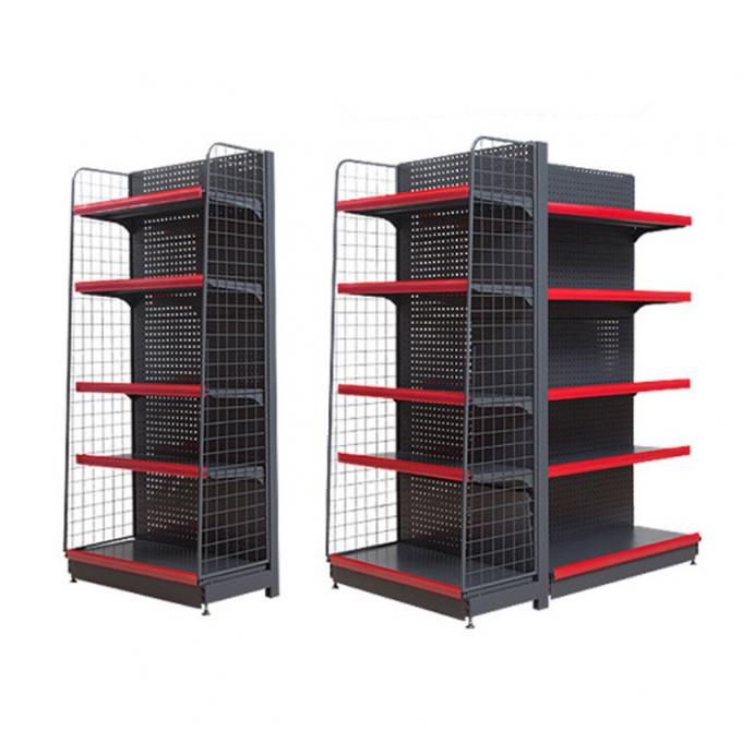 Metal Supermarket Wire Display Shelving Gondola Store Wire Shelf
