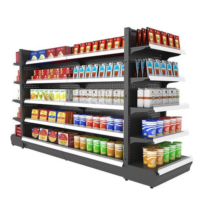 Supermarket Gondola Display Shelving Convenience Store Goods Display ...