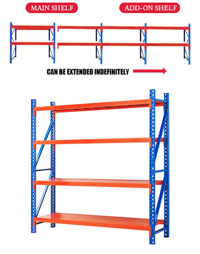 Cold Rolled Steel Warehouse Storage Metal Rack Heavy Duty Pallet Shelves