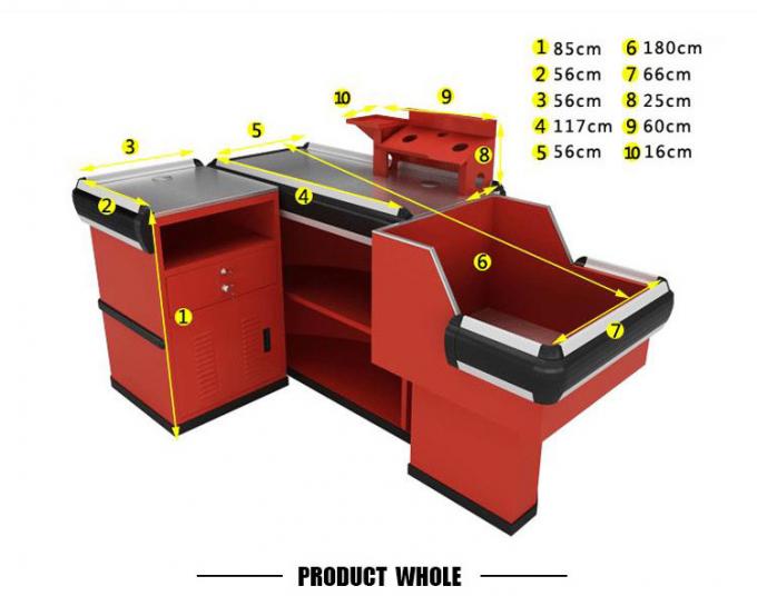 Customized Size Color Logo Supermarket Cash Counter Grocery Checkout ...
