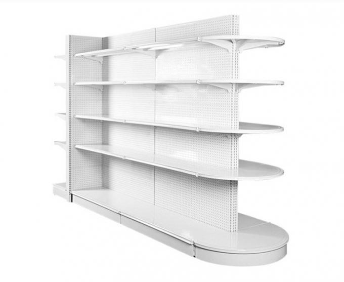 Customized Retail Shelf Display Cold Rolled Steel Supermarket Shelving ...