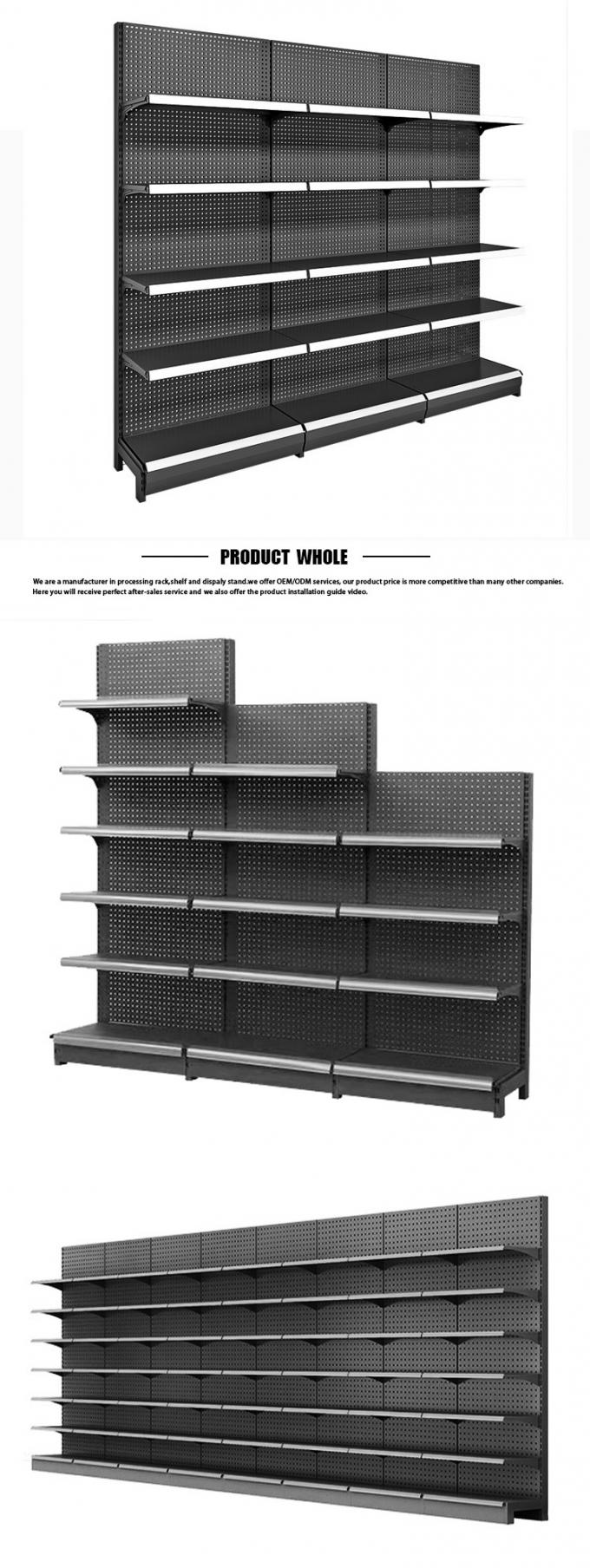 Display Shelving Supermarket Rack System with Customized Design